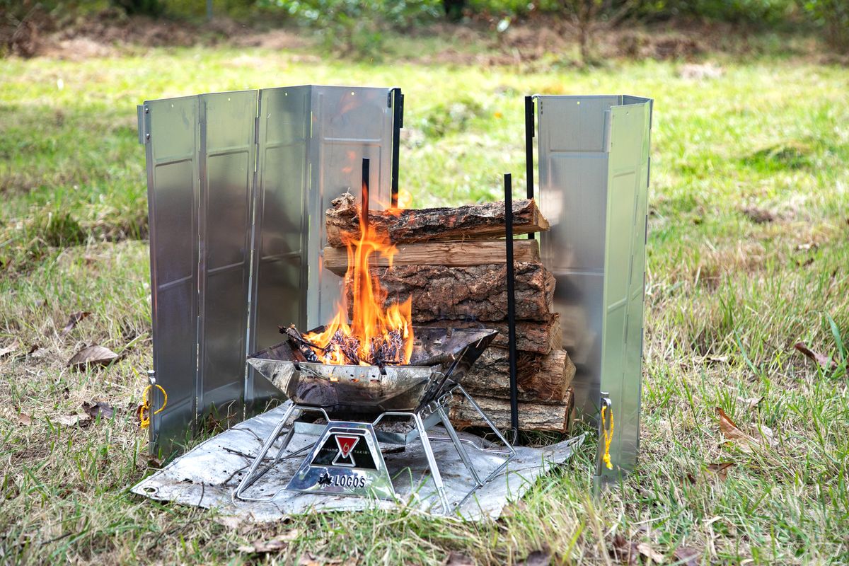 これぞアイデア商品！風防になり薪の乾燥もできるONOE「ファイアウッドストッカー」 | ＆GP - Part 2